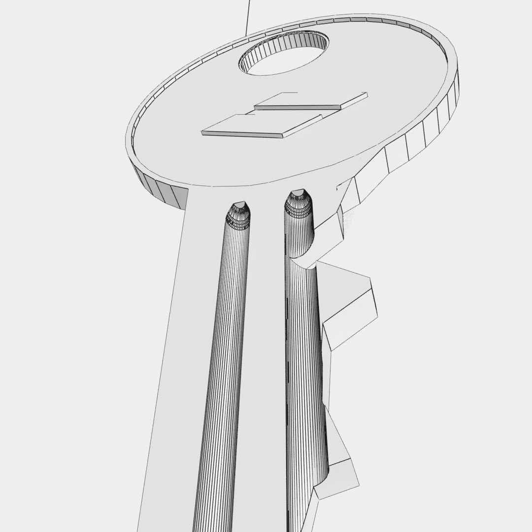 3d Model Key Keychain Chain
