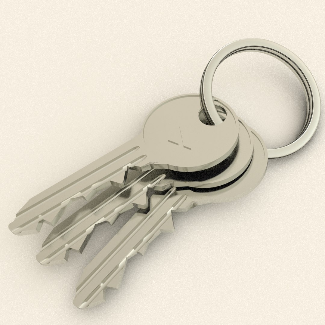 3d Model Key Keychain Chain