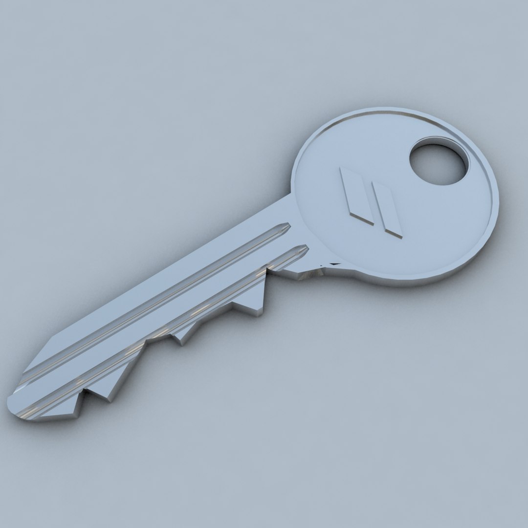3d Model Key Keychain Chain