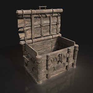Low Poly 3D Wooden Box Chest Models For Download | TurboSquid