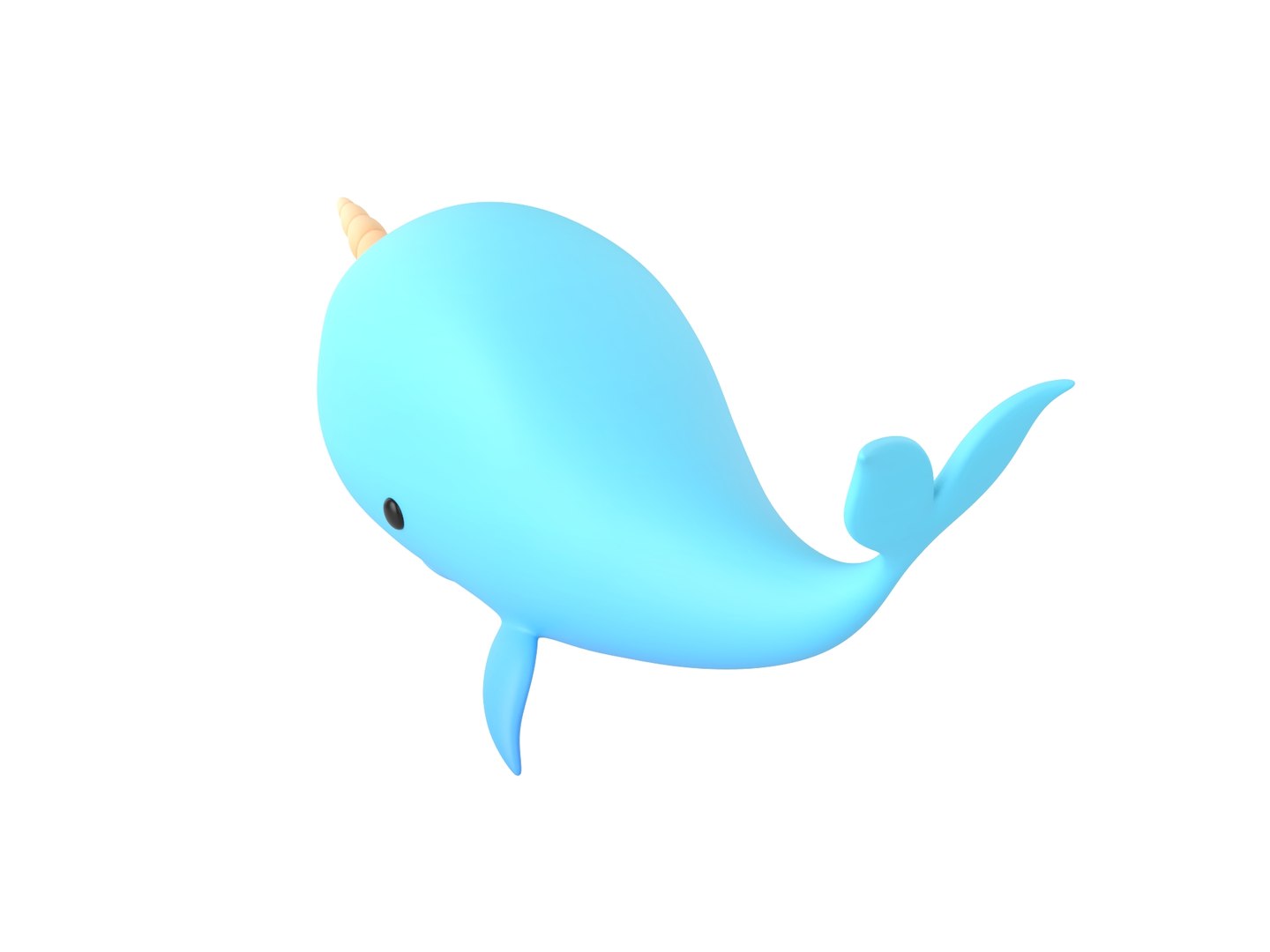 3D Character272 Narwhal - TurboSquid 2200203
