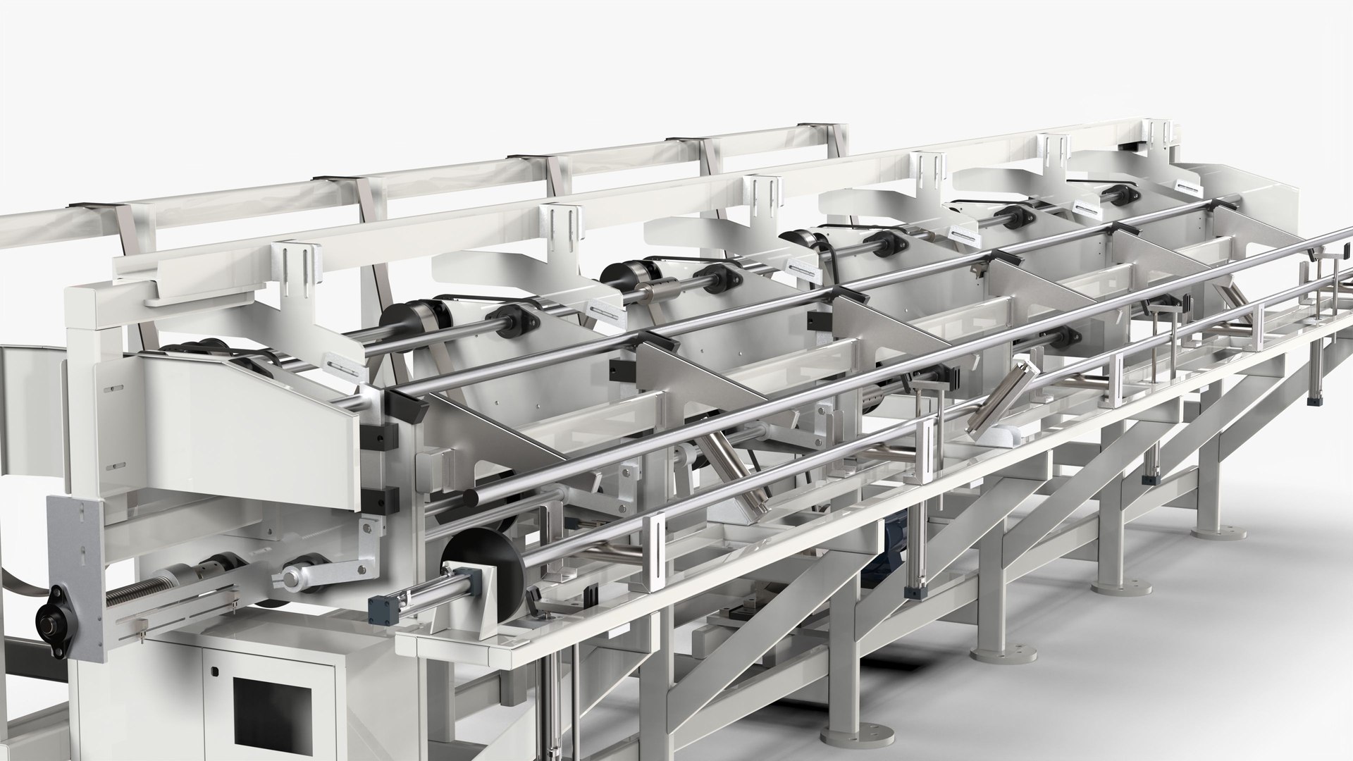 Automatic Round Tube Feeding Machine 3D - TurboSquid 1994830