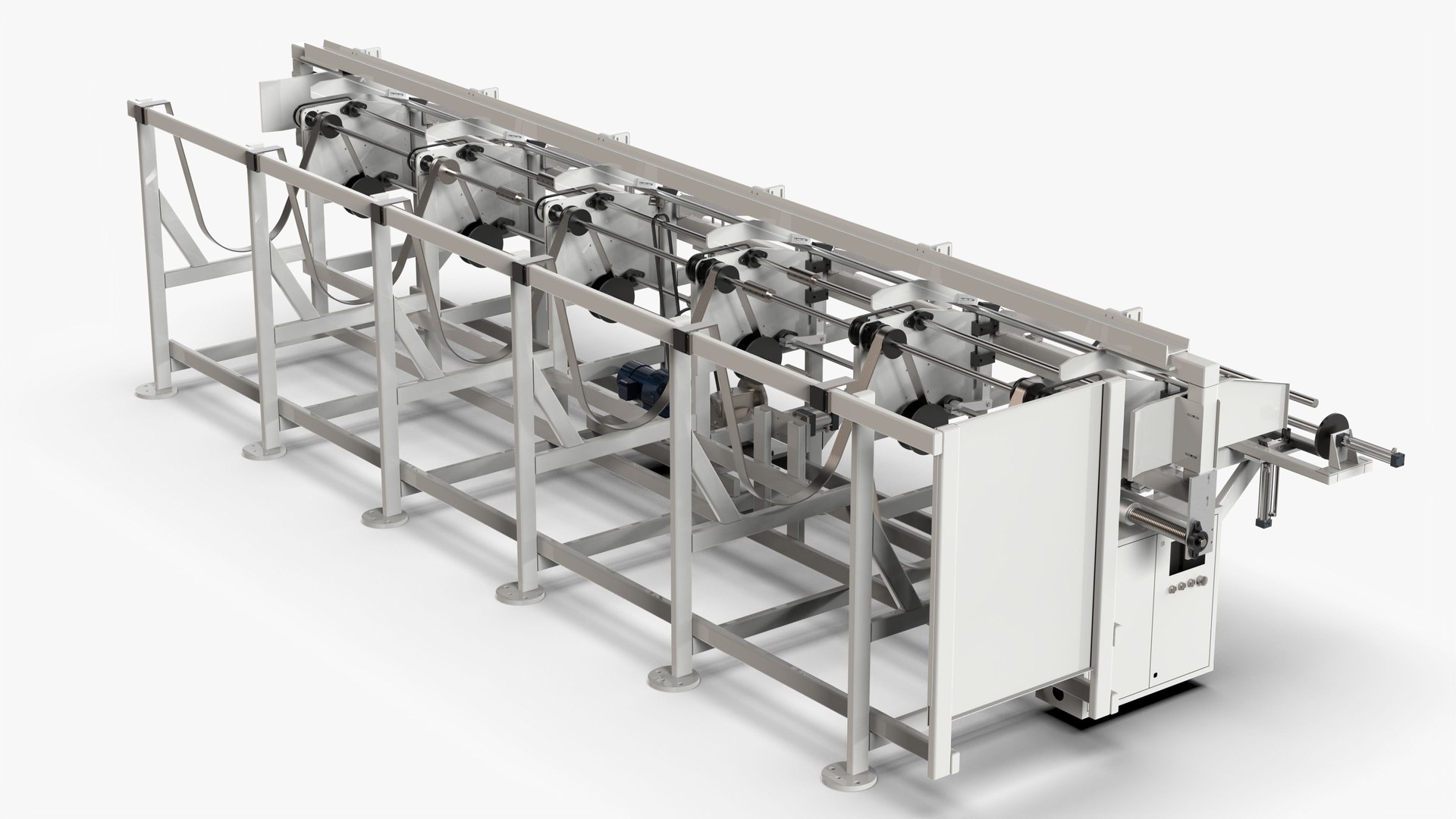 Automatic Round Tube Feeding Machine 3D - TurboSquid 1994830