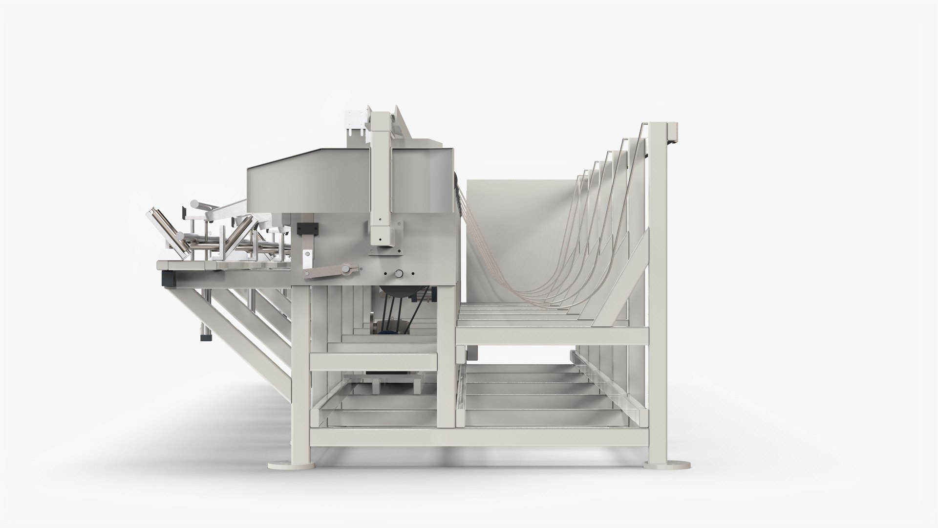 Automatic Round Tube Feeding Machine 3D - TurboSquid 1994830