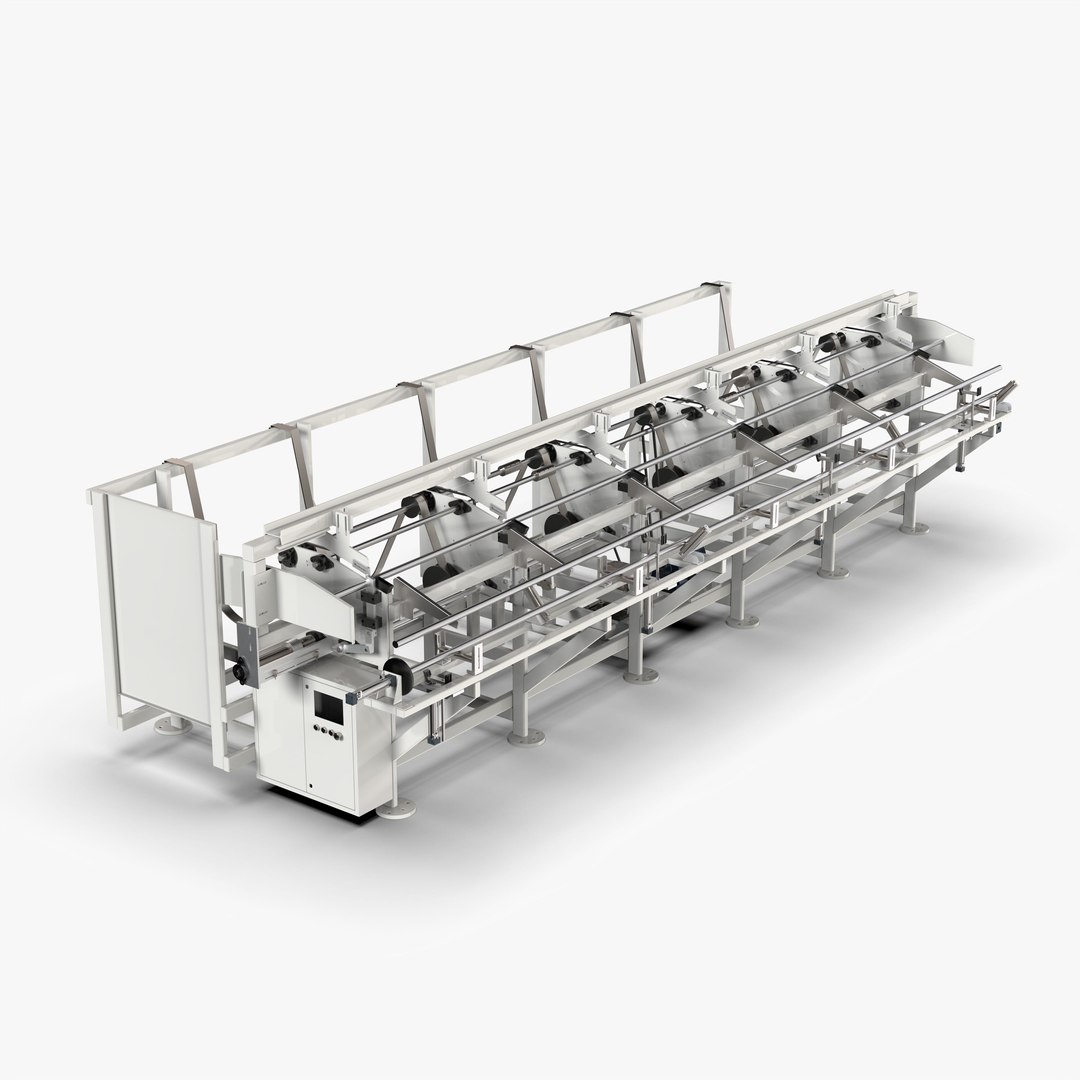 Automatic Round Tube Feeding Machine 3D - TurboSquid 1994830