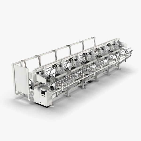 Automatic Round Tube Feeding Machine 3D - TurboSquid 1994830