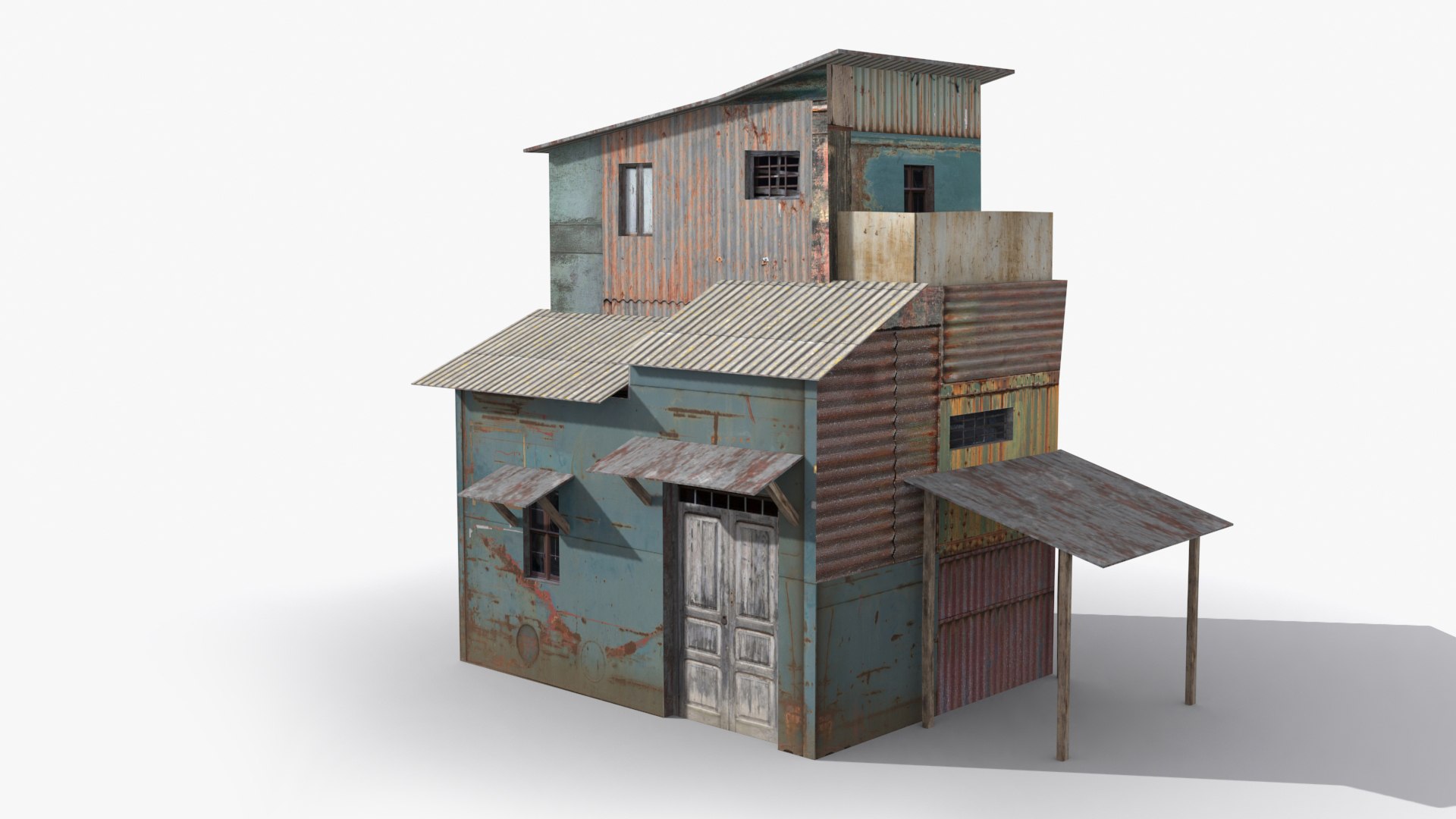 Slum x12 3D model - TurboSquid 2009562