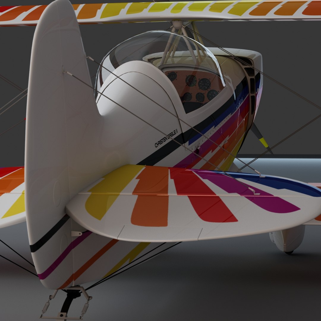 3d Model Of Christen Eagle Ii