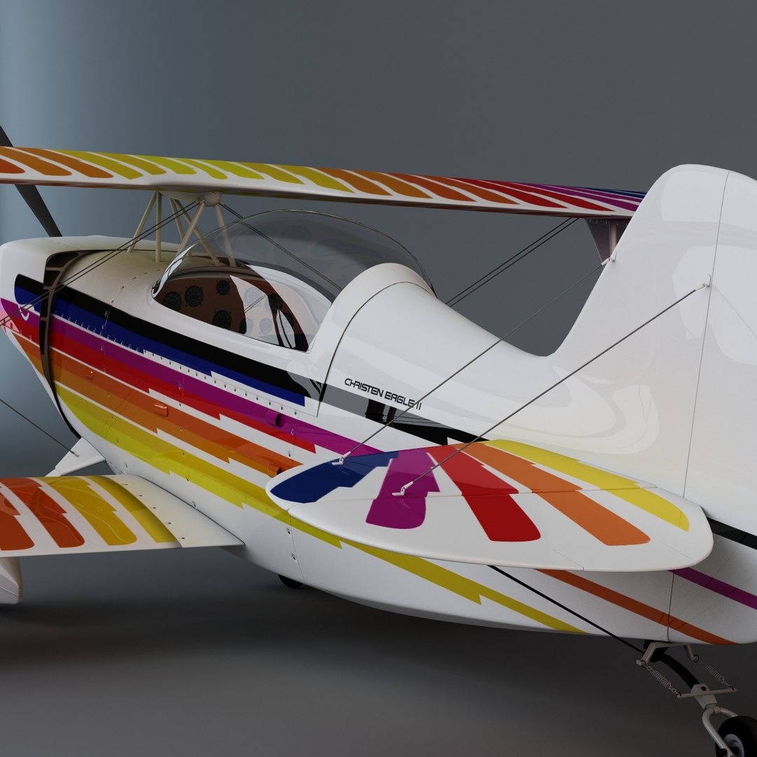 3d Model Of Christen Eagle Ii