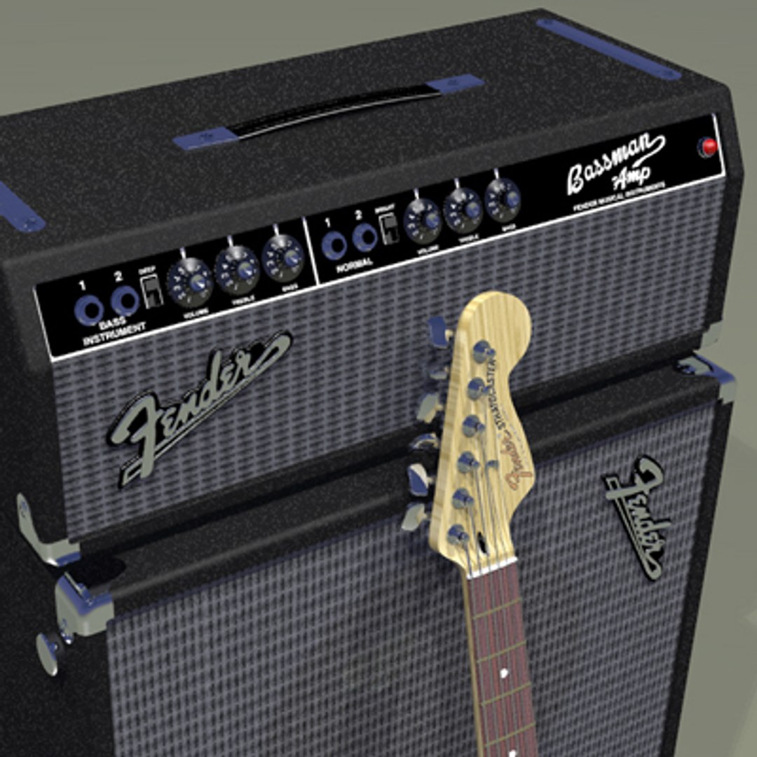 Guitar Amplifier 3d Model