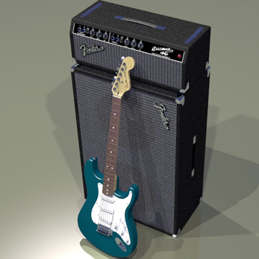 Guitar Amplifier 3d Model