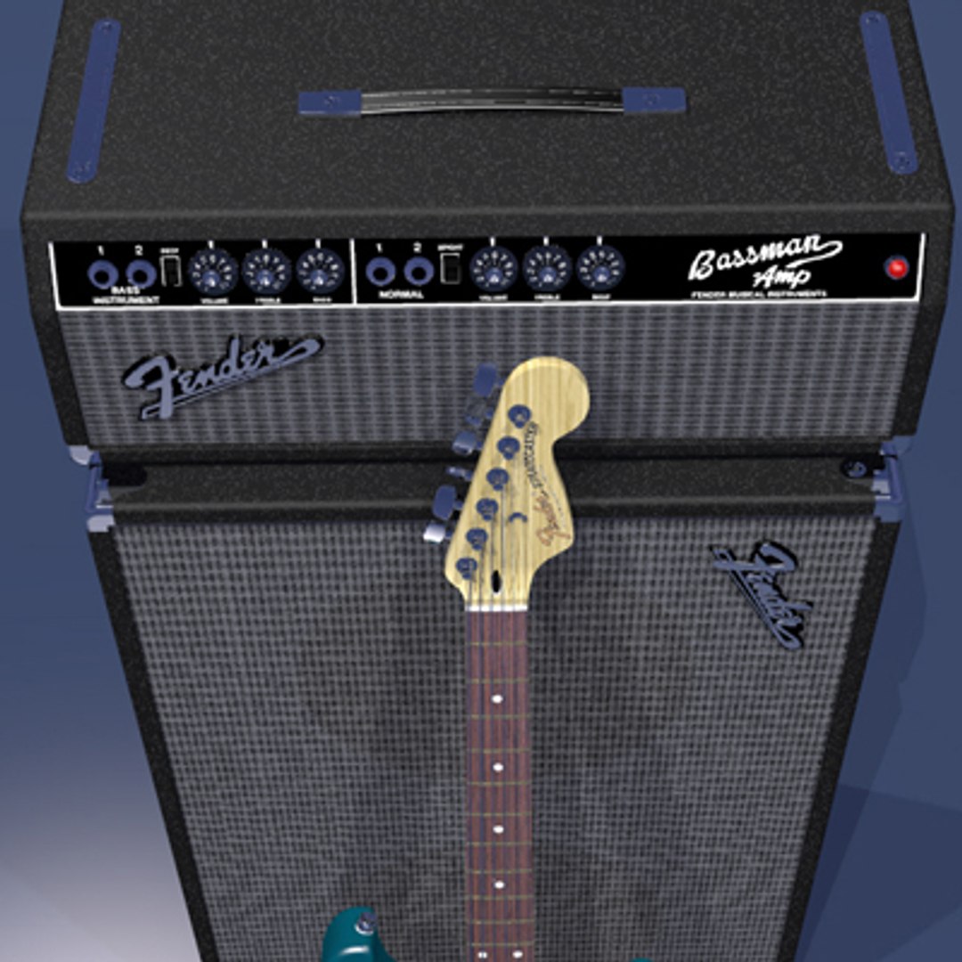 Guitar Amplifier 3d Model