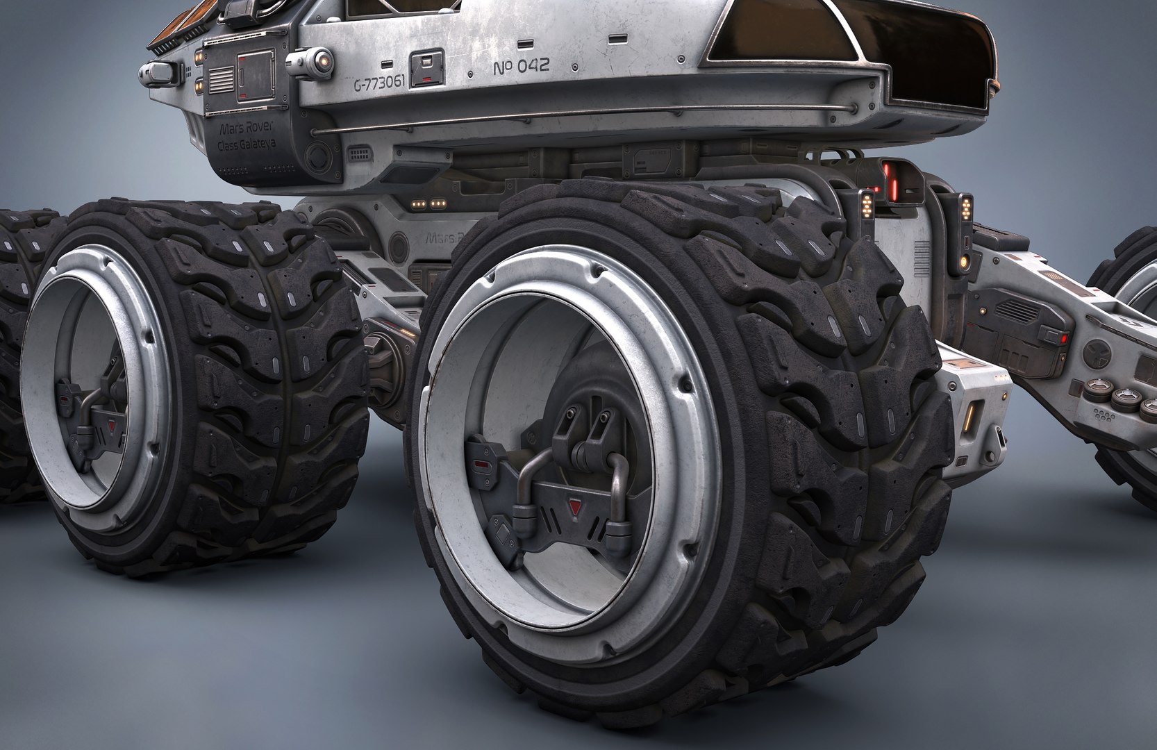 Mars Rover White 3D - TurboSquid 1487017