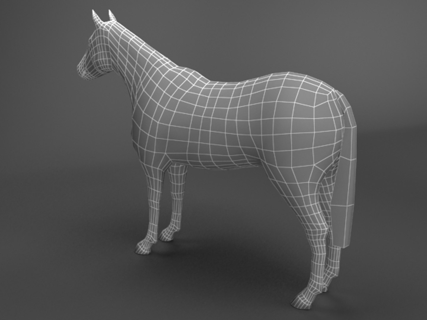 3d model horse arch renderings
