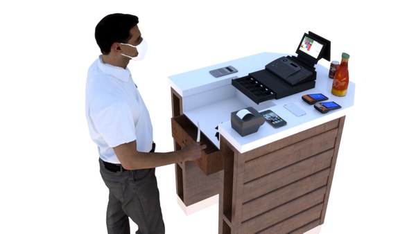 Cash Counter3D模型 - TurboSquid 2019899