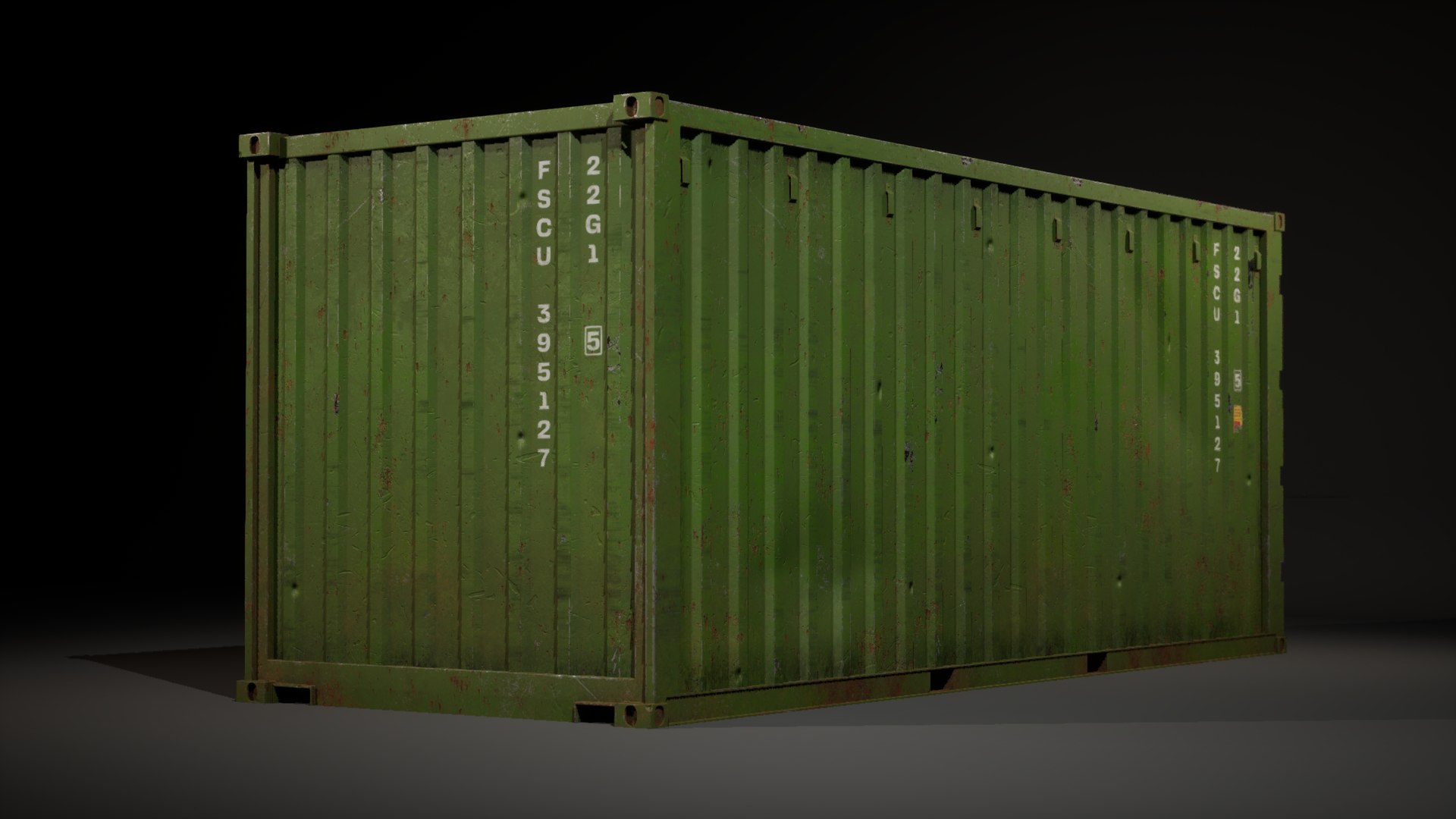 Shipping Container Model - TurboSquid 2387068
