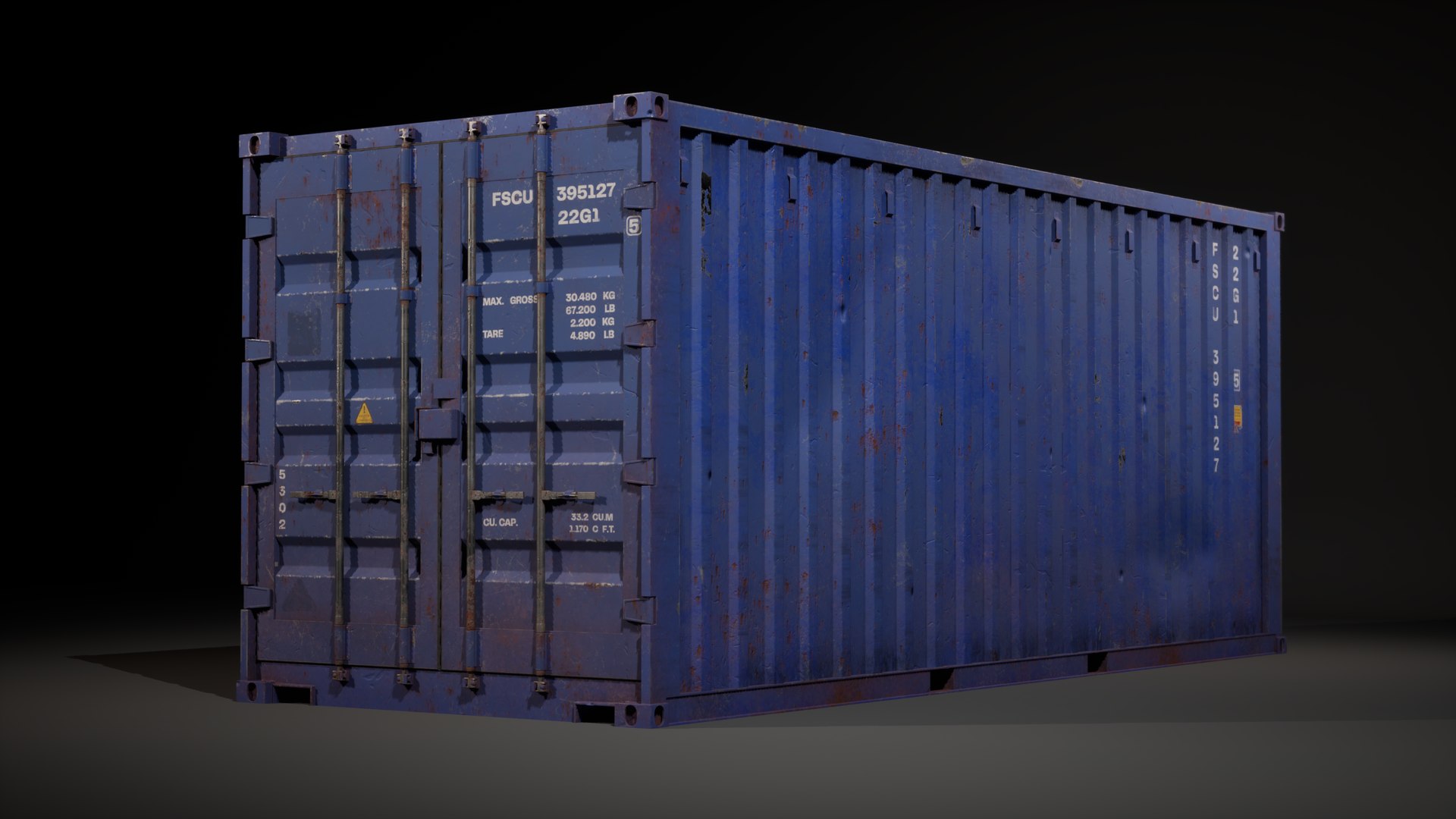 Shipping Container Model - TurboSquid 2387068