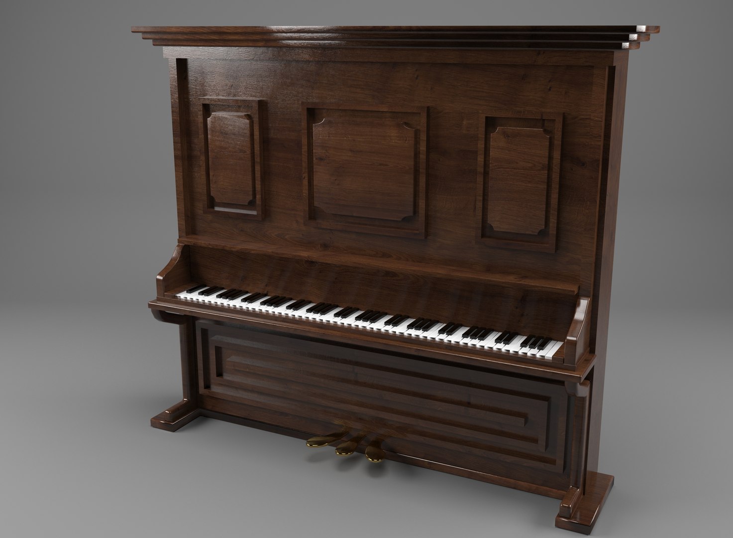3D Classic Piano Model - TurboSquid 1869789