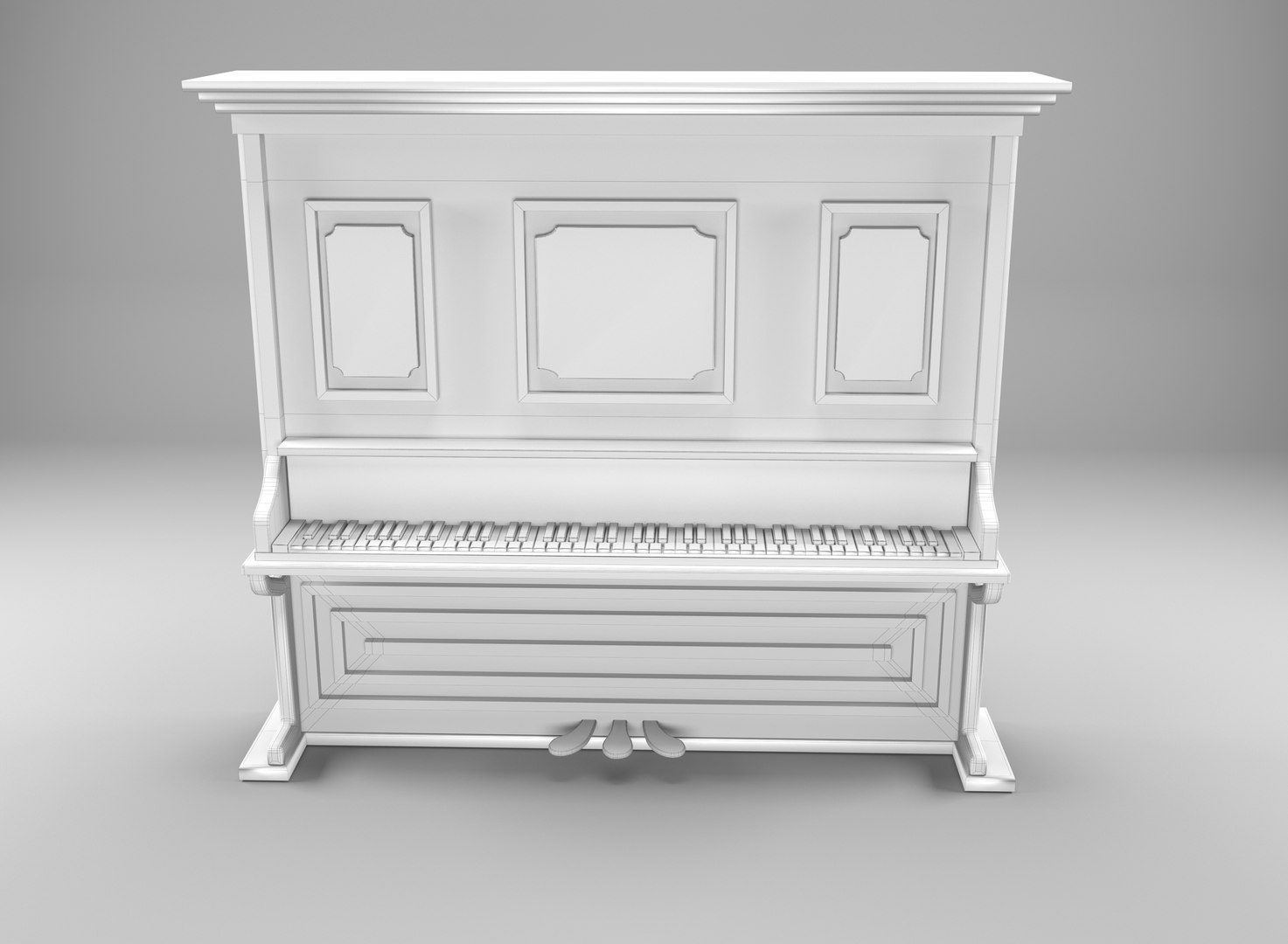 3D Classic Piano Model - TurboSquid 1869789