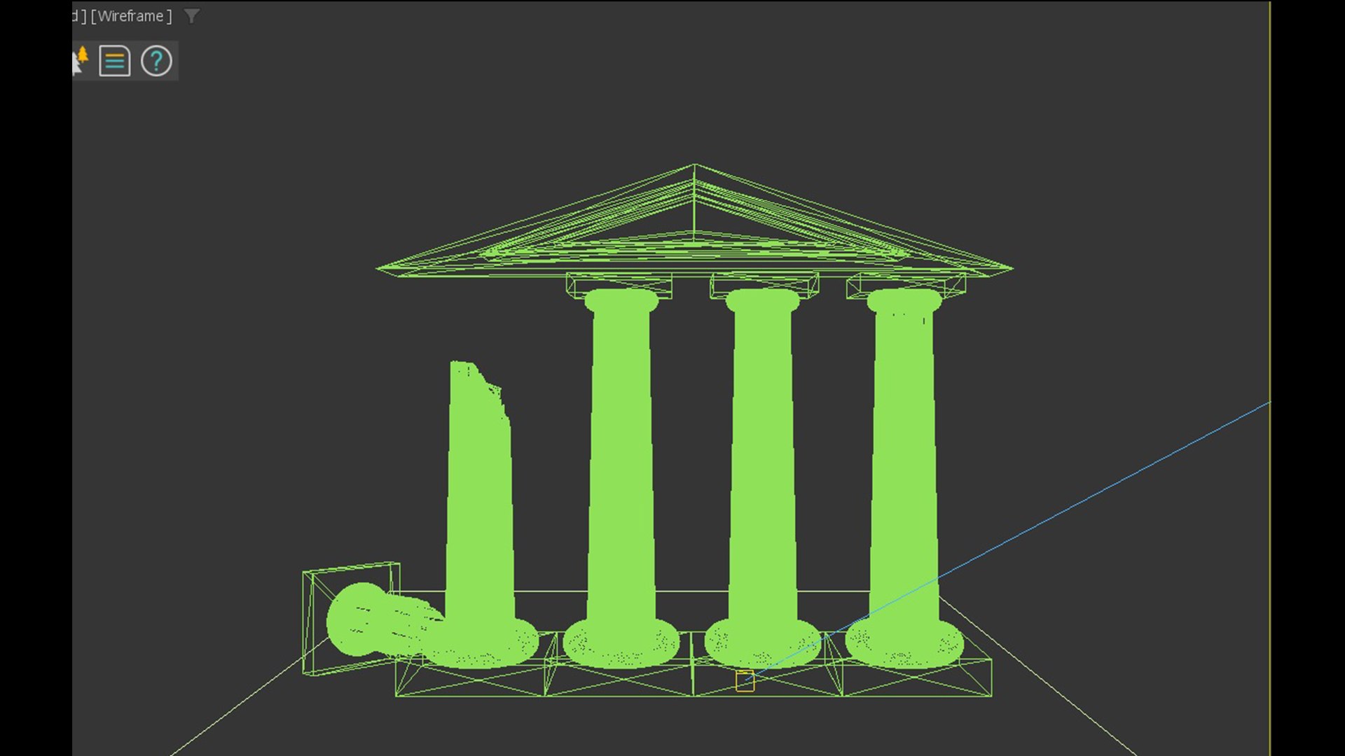 3D A Collection Of 17 Ancient Columns - TurboSquid 1986003