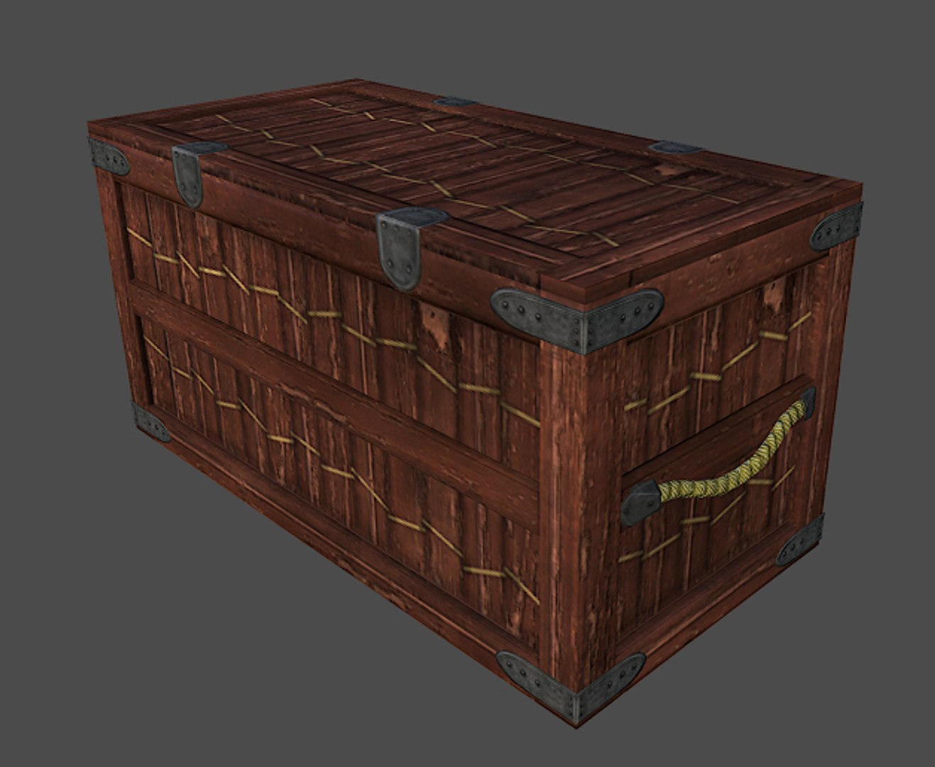 Wood Crate Obj