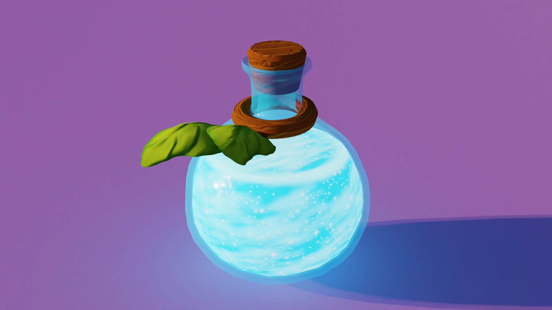 Stylized Magic Sky Potion 3D Model - TurboSquid 2070871
