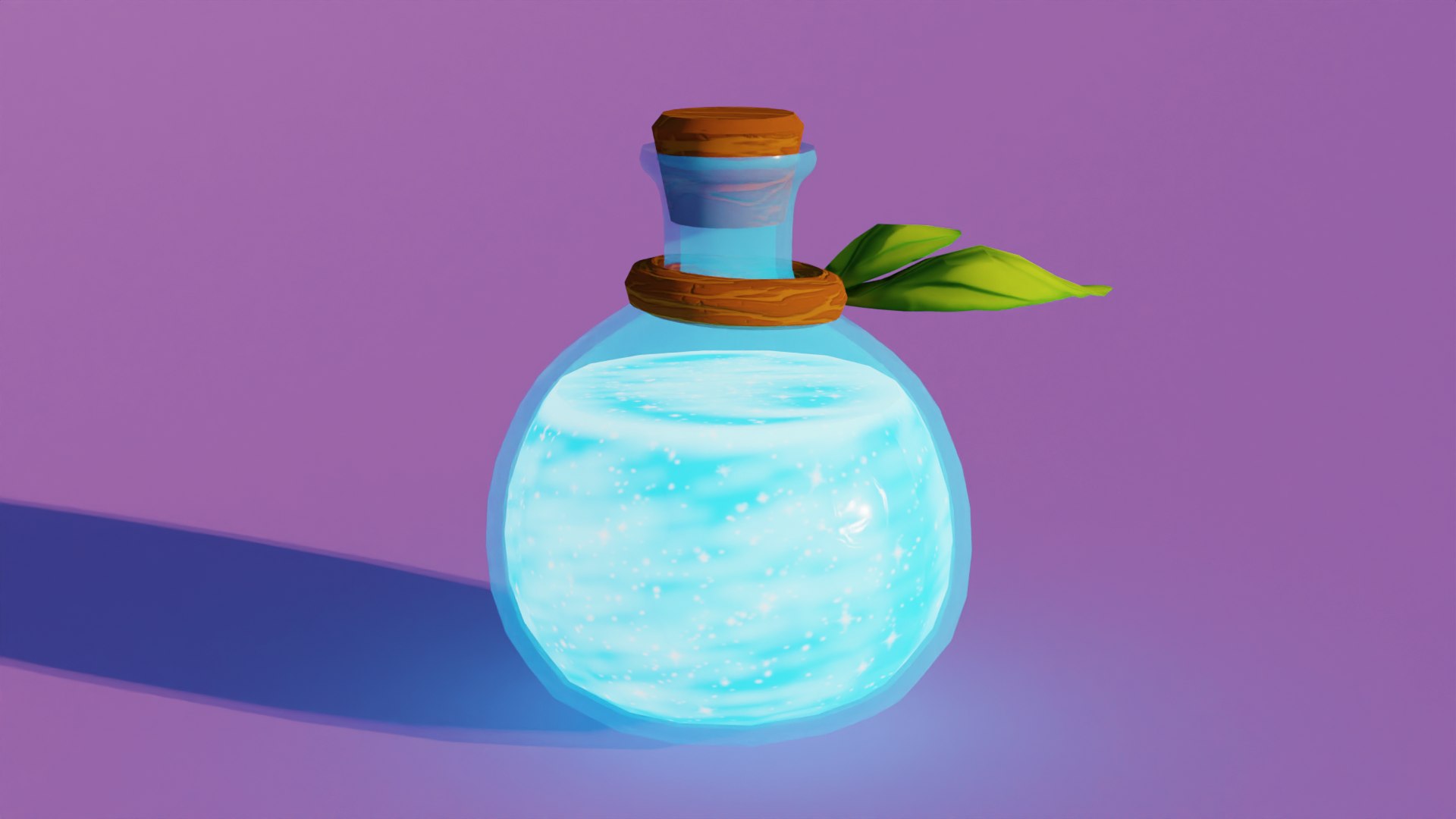 Stylized Magic Sky Potion 3D Model - TurboSquid 2070871