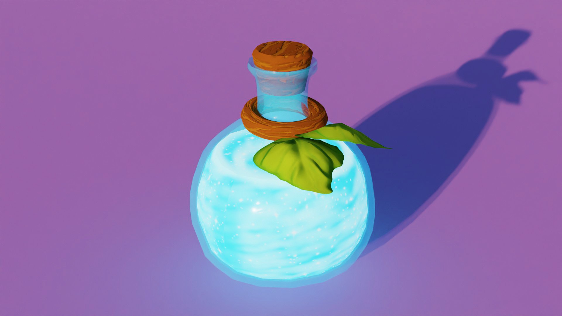 Stylized Magic Sky Potion 3D Model - TurboSquid 2070871