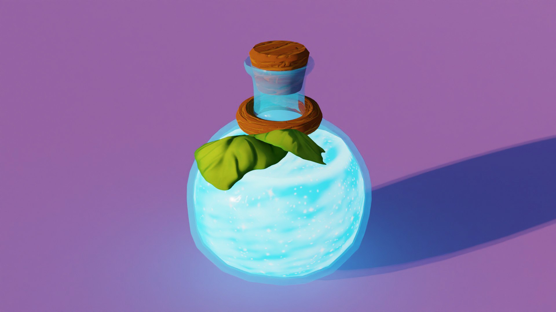 Stylized Magic Sky Potion 3D Model - TurboSquid 2070871