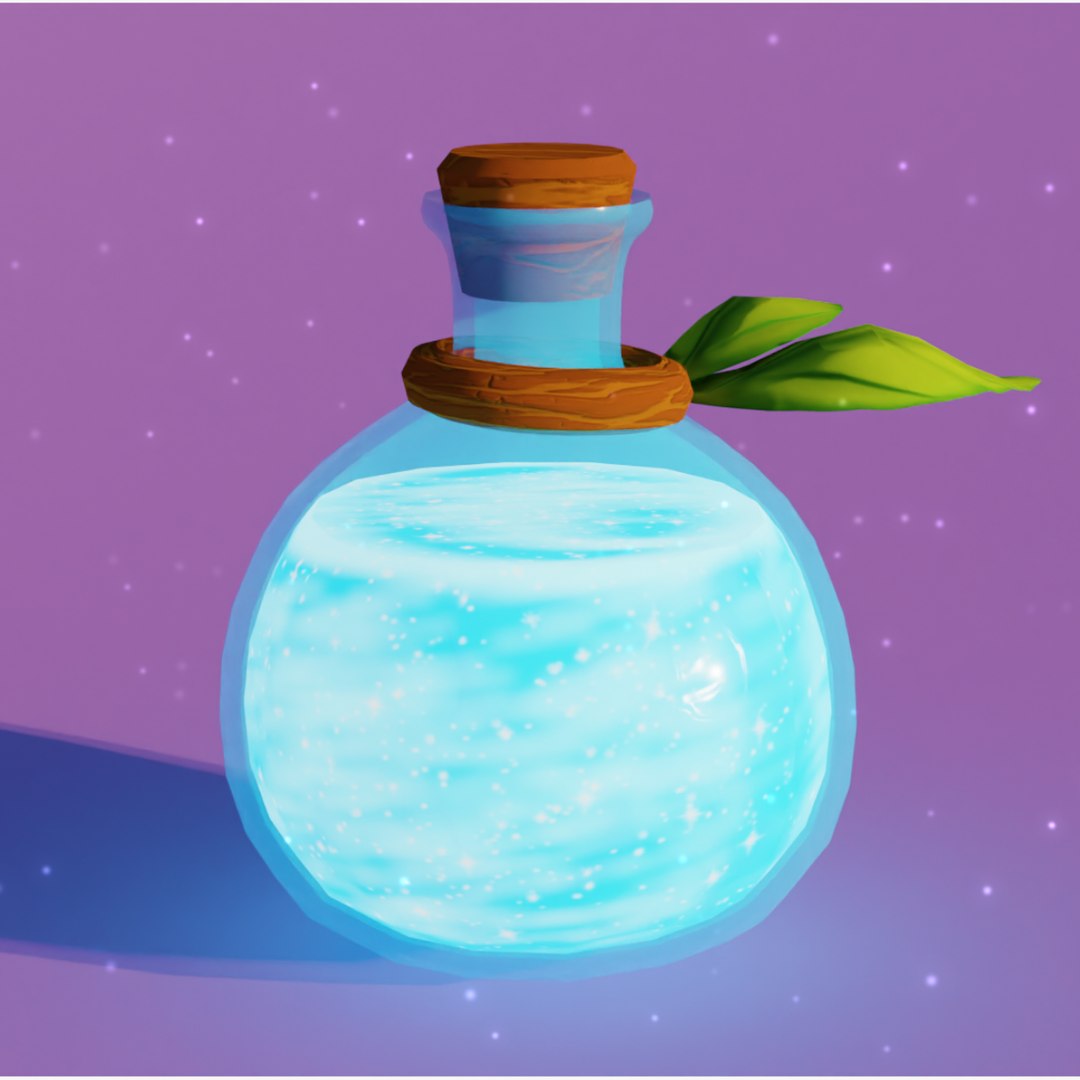 Stylized Magic Sky Potion 3D Model - TurboSquid 2070871