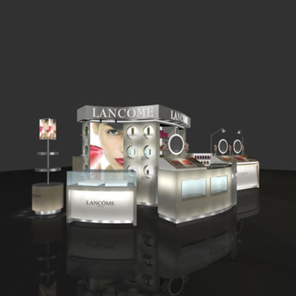 3d loreal lancome stand