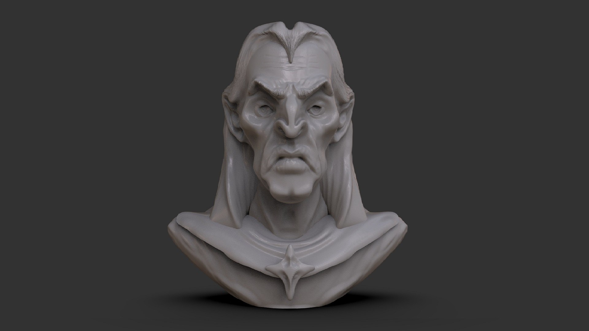 Dracula Bust 3D model - TurboSquid 2130288