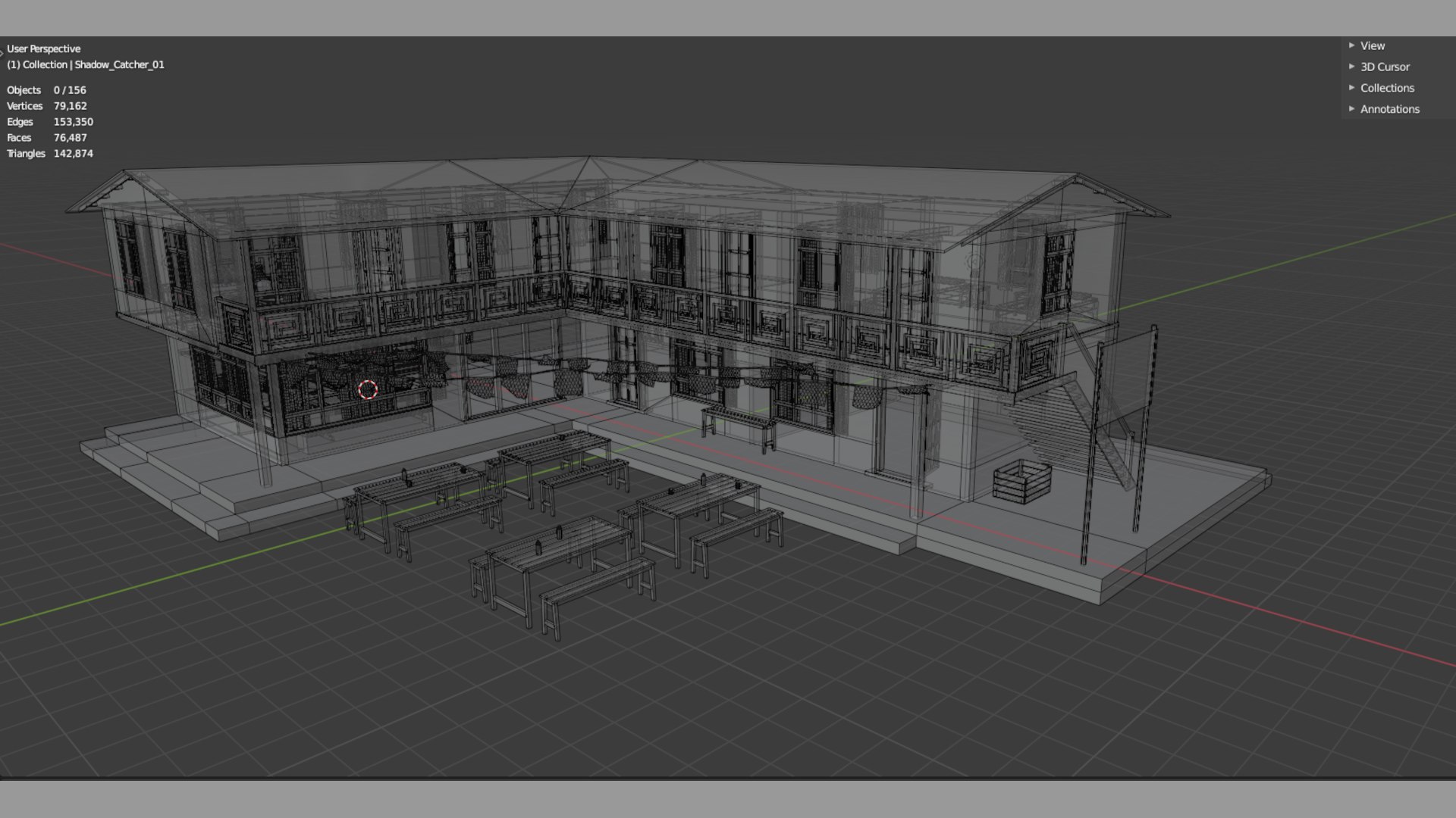 3D Mountain Lodge - TurboSquid 1921410