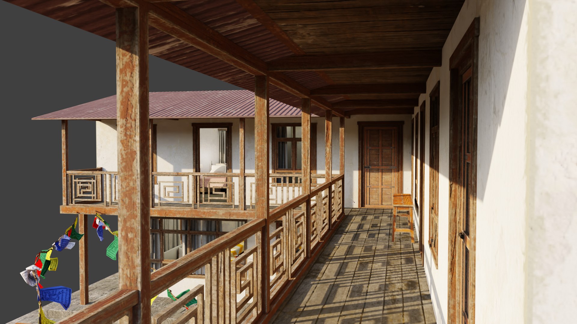 3D Mountain Lodge - TurboSquid 1921410