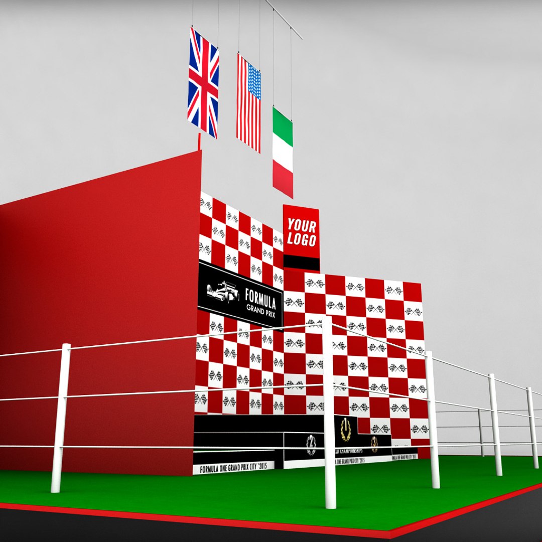 3d Formula Sport Podium
