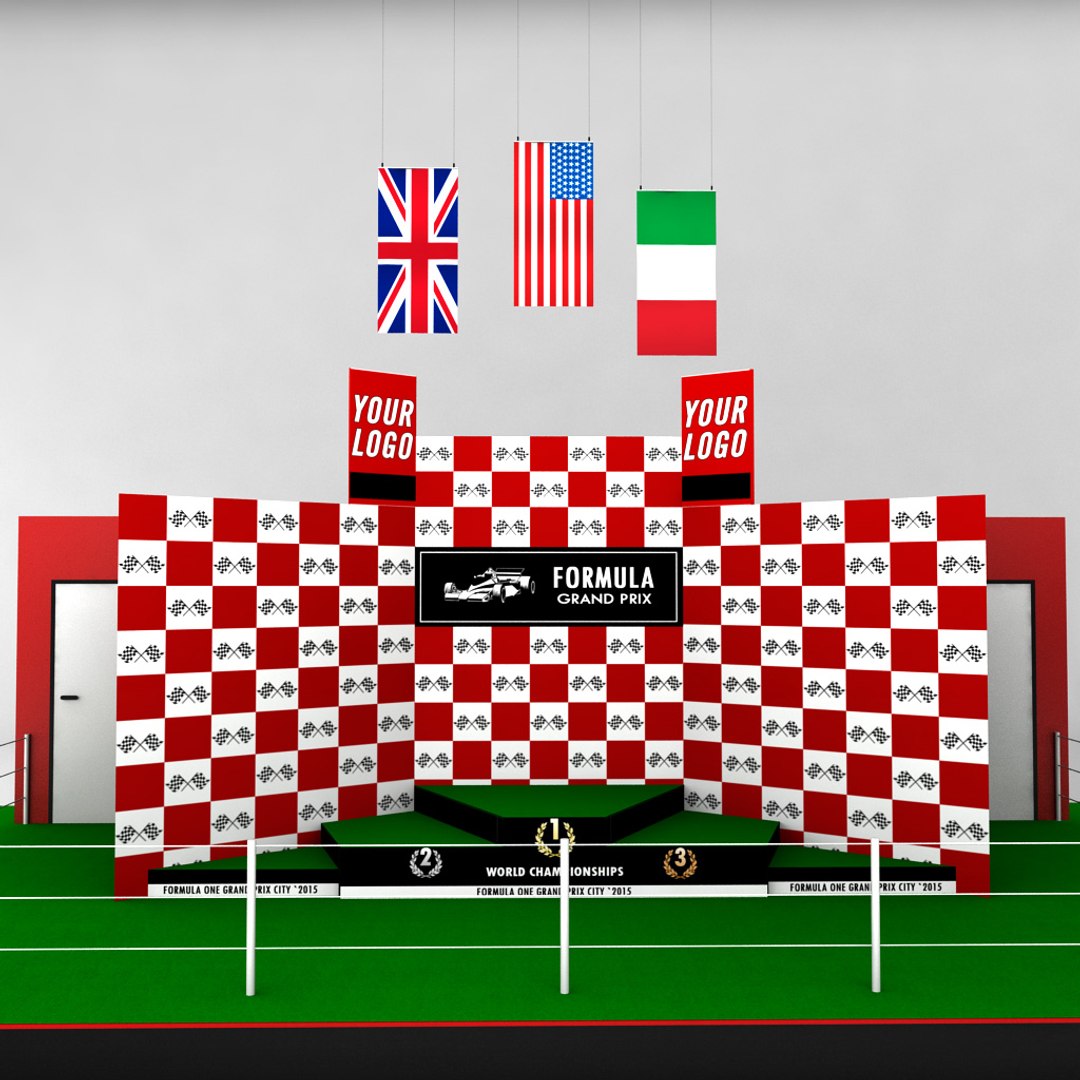 3d Formula Sport Podium
