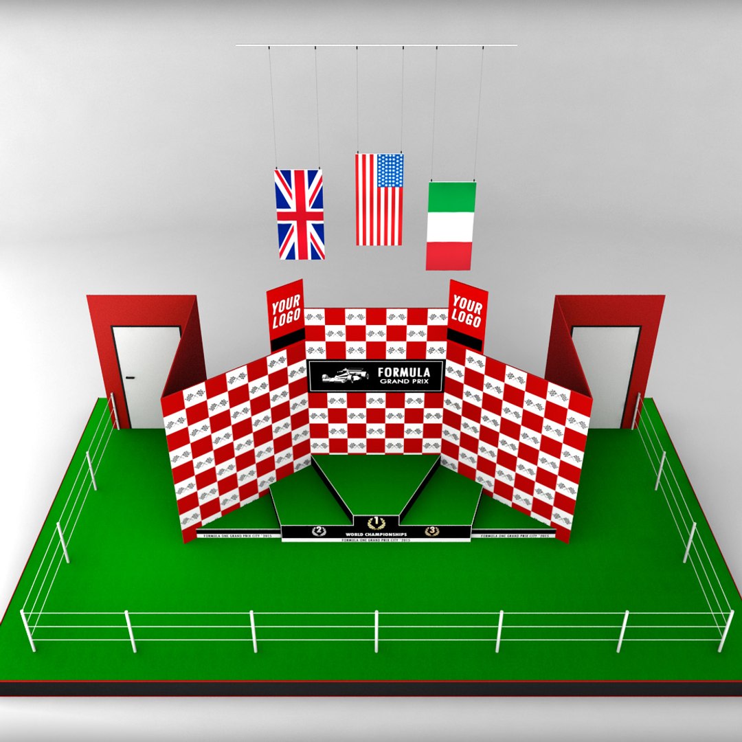 3d Formula Sport Podium