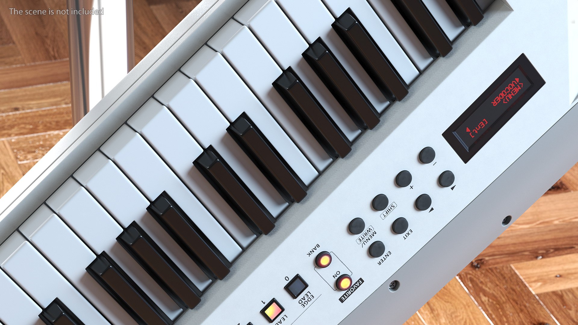 3D White Keytar Roland AX Edge - TurboSquid 1789473