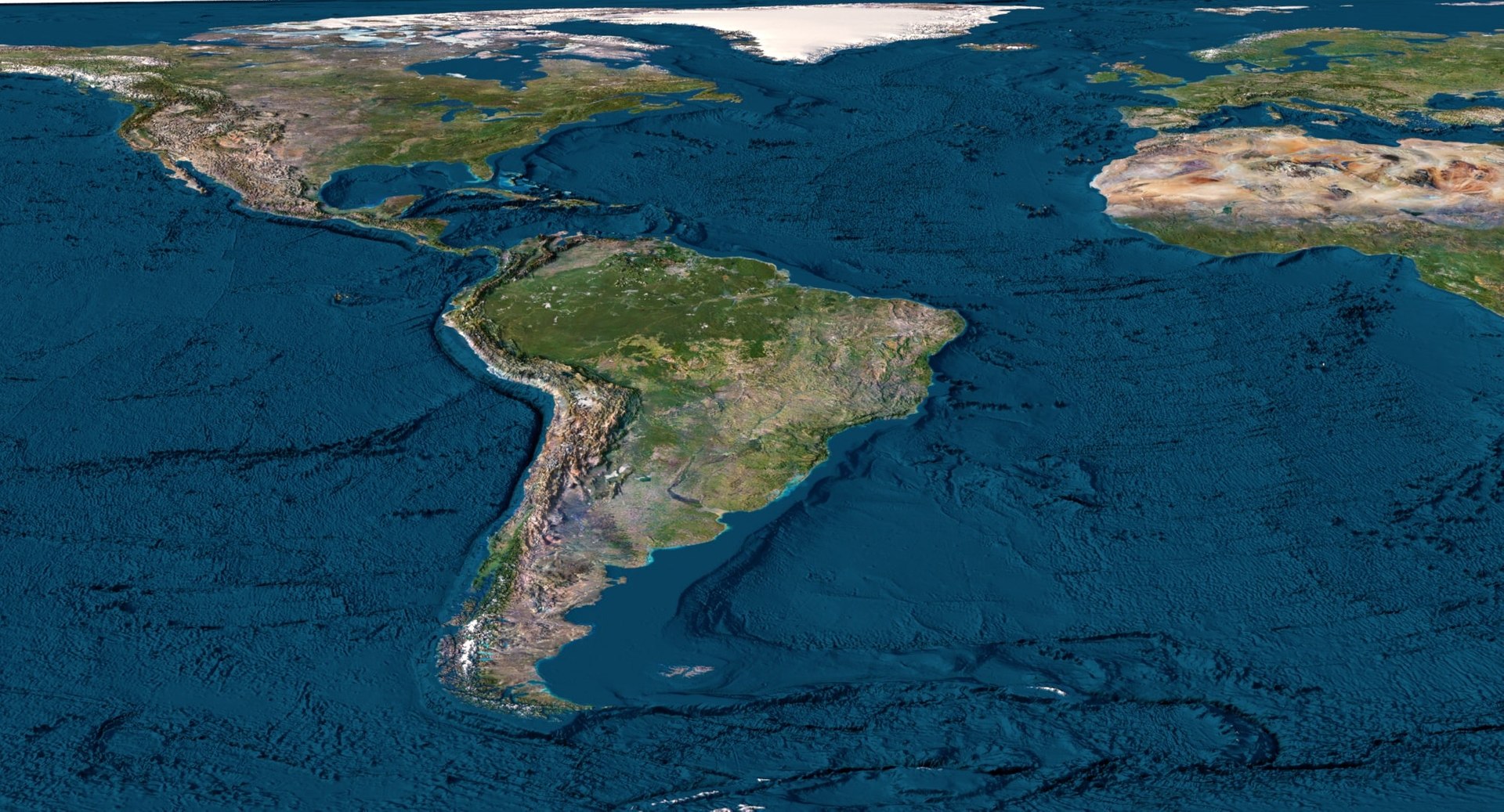 World Map With Detailed Relief And Ocean Floor Model - TurboSquid 2233401