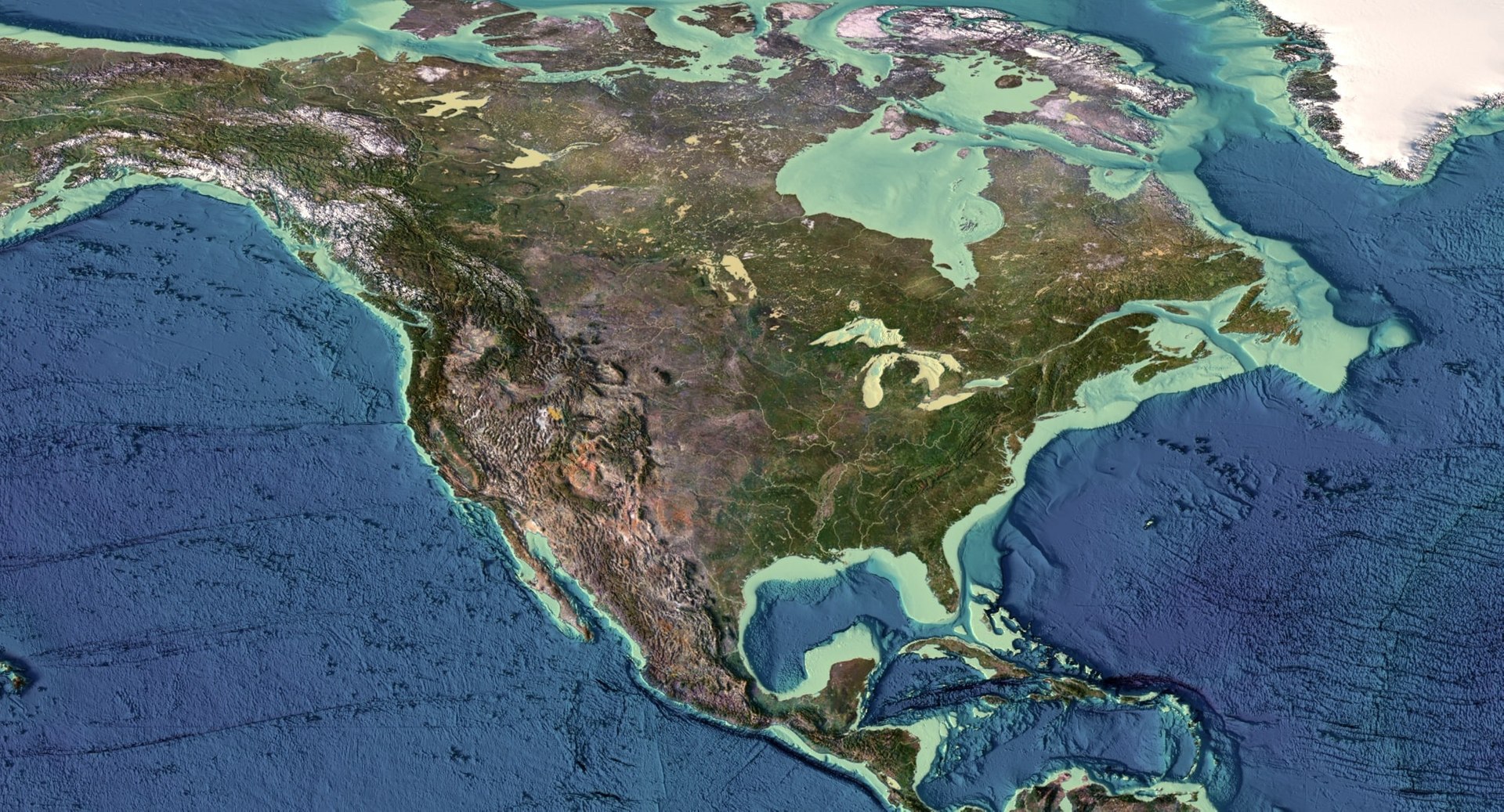 World Map With Detailed Relief And Ocean Floor Model - TurboSquid 2233401