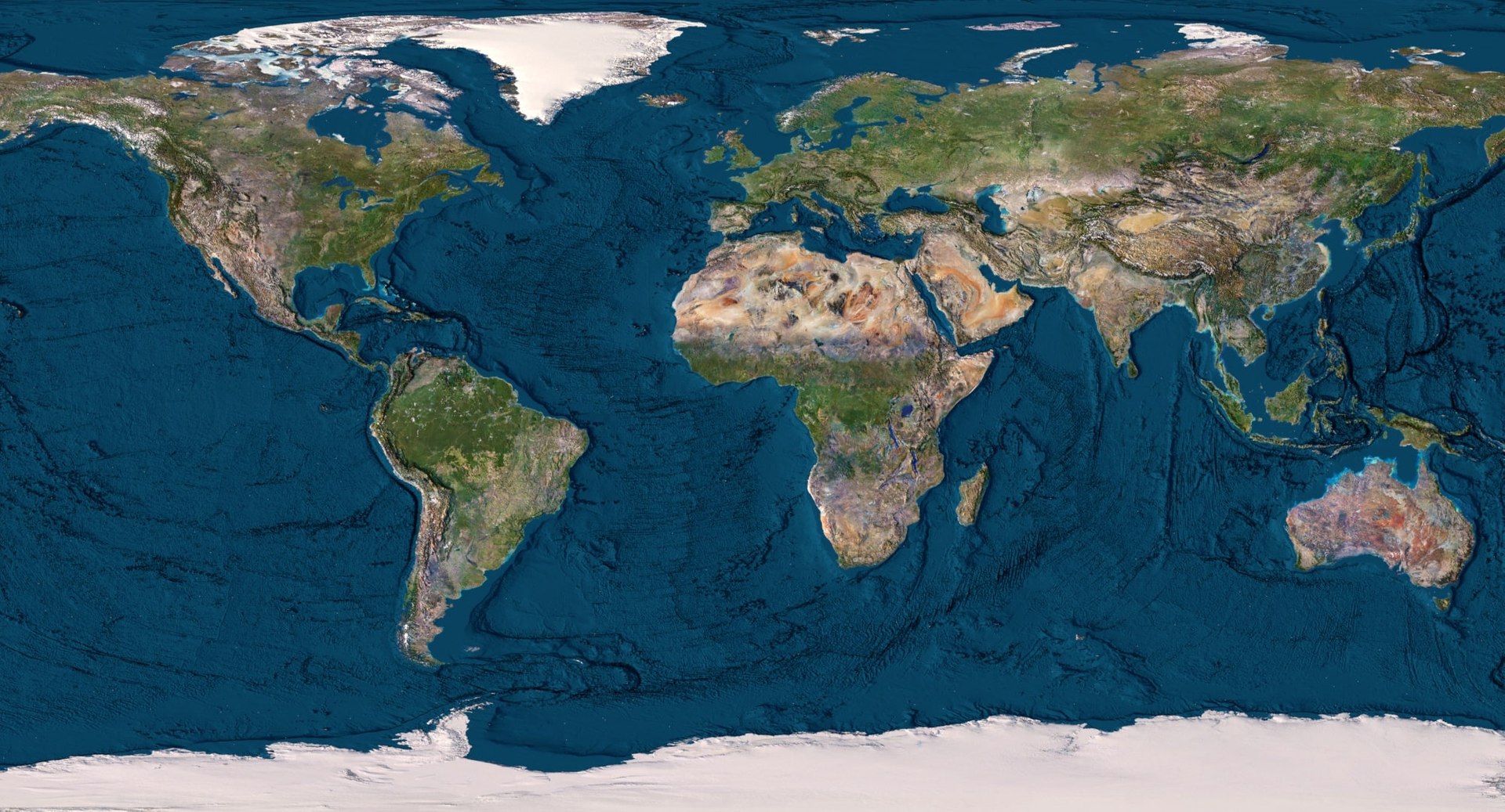 World Map With Detailed Relief And Ocean Floor Model - TurboSquid 2233401