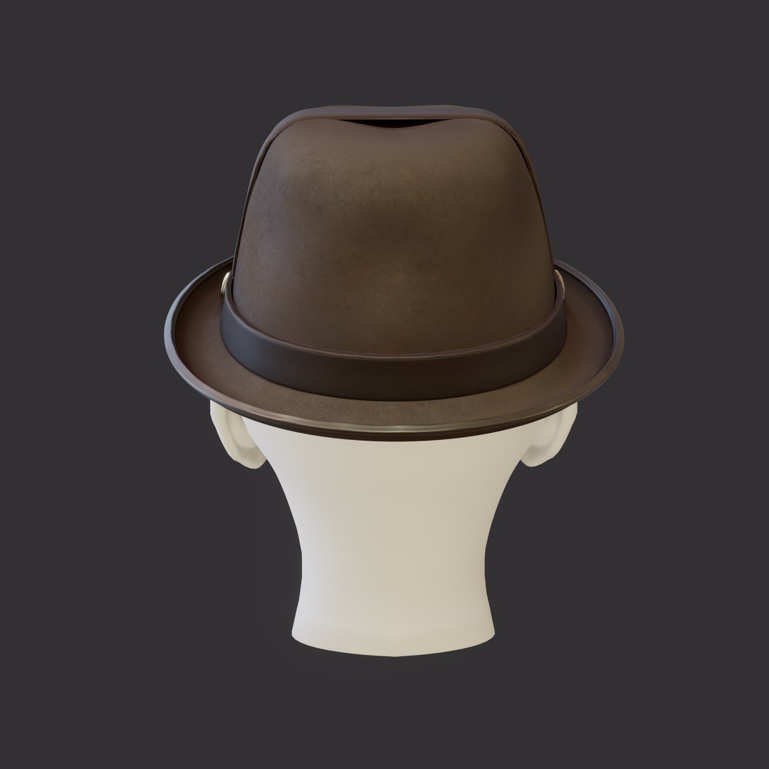 3D Model Hat Detective - TurboSquid 1643999