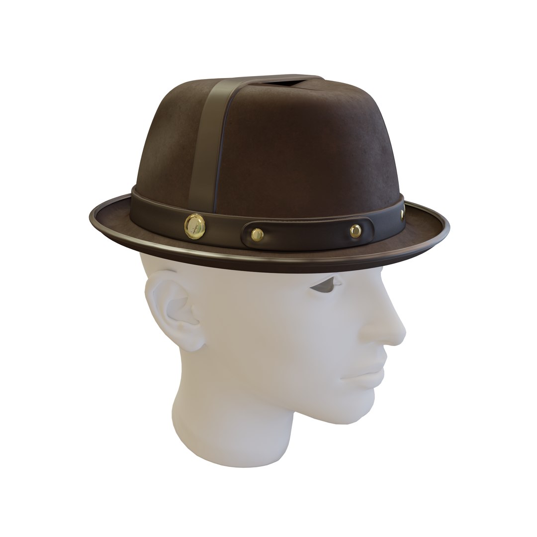 3D Model Hat Detective - TurboSquid 1643999