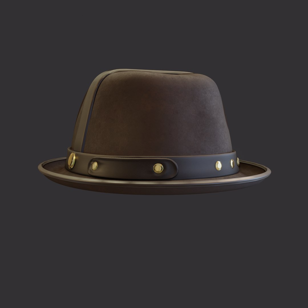 3D Model Hat Detective - TurboSquid 1643999