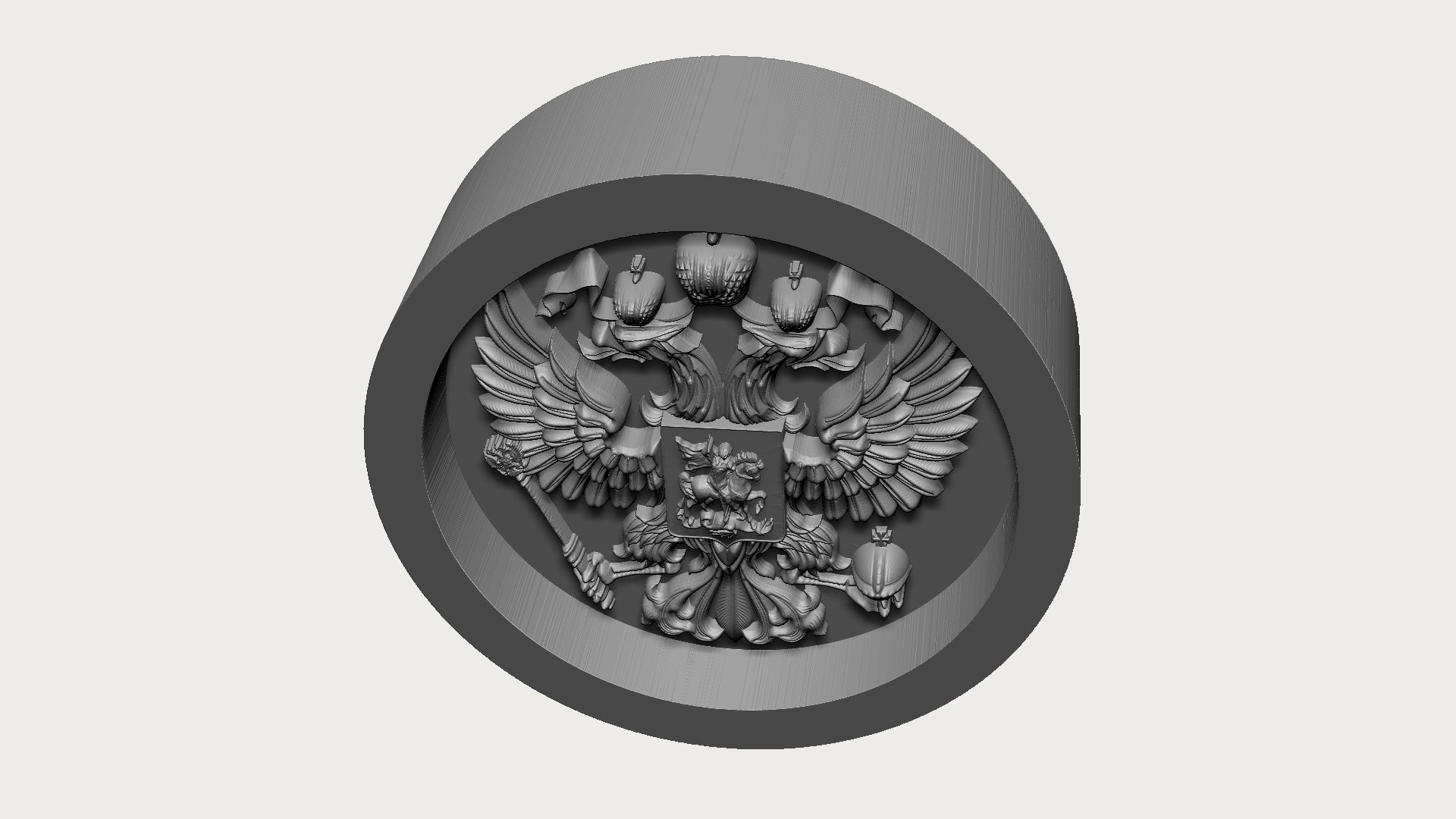 Backgammon Stone Coat Of Arms Of The Russian Federation Model ...