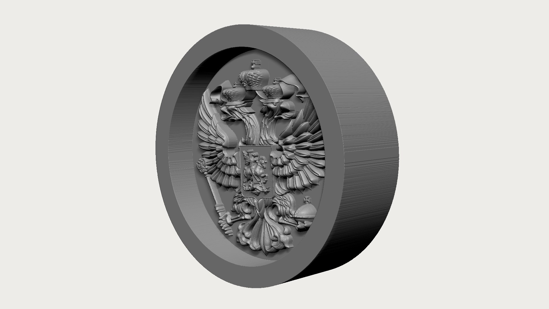 Backgammon Stone Coat Of Arms Of The Russian Federation Model ...