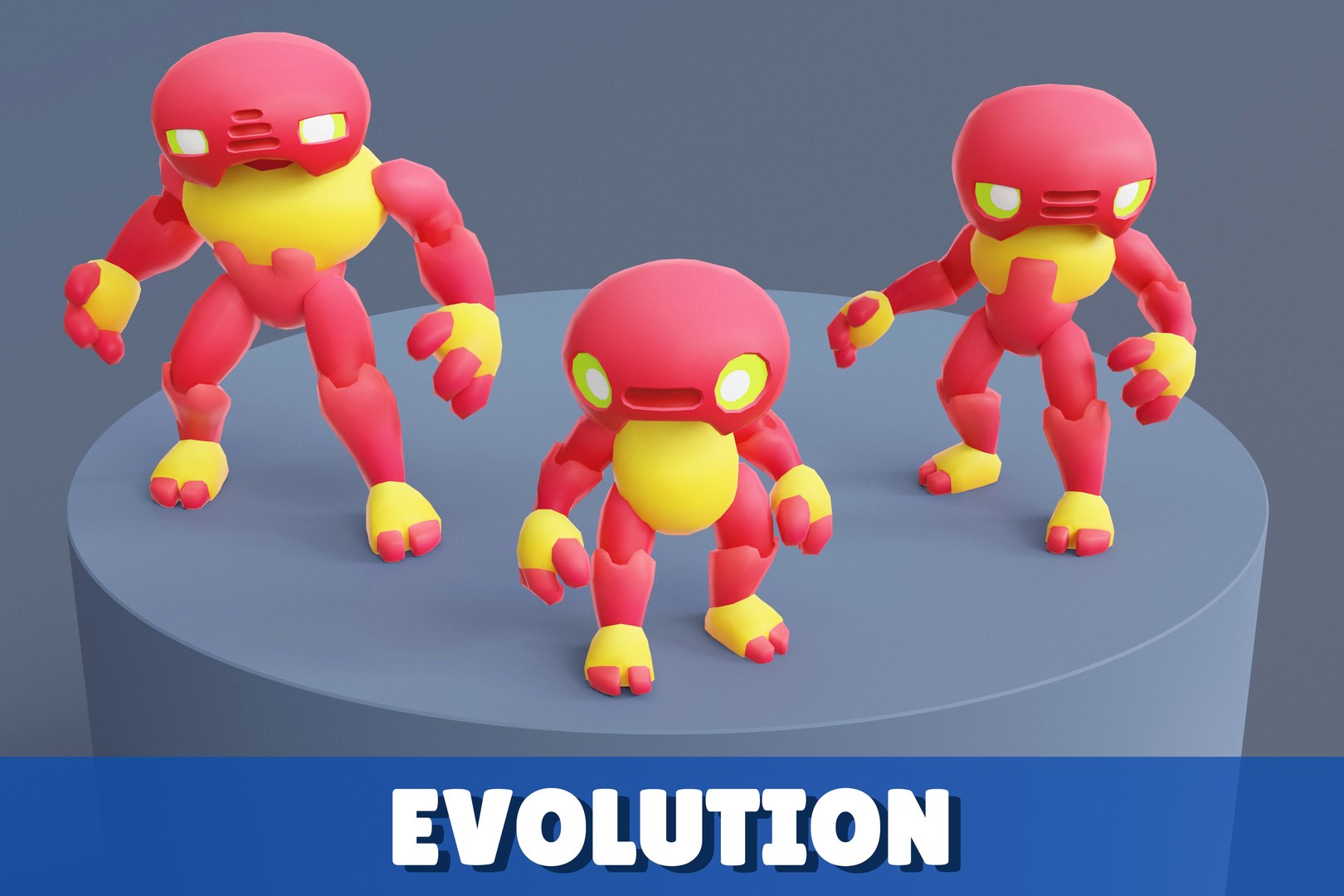 3D model Cartoon Robots Pack 01 - TurboSquid 2154570