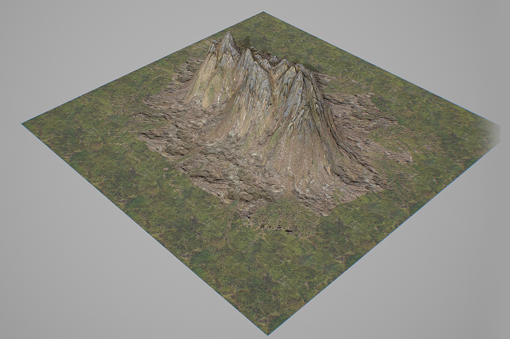 3D Model Mountains Gaming Environment - TurboSquid 1493934