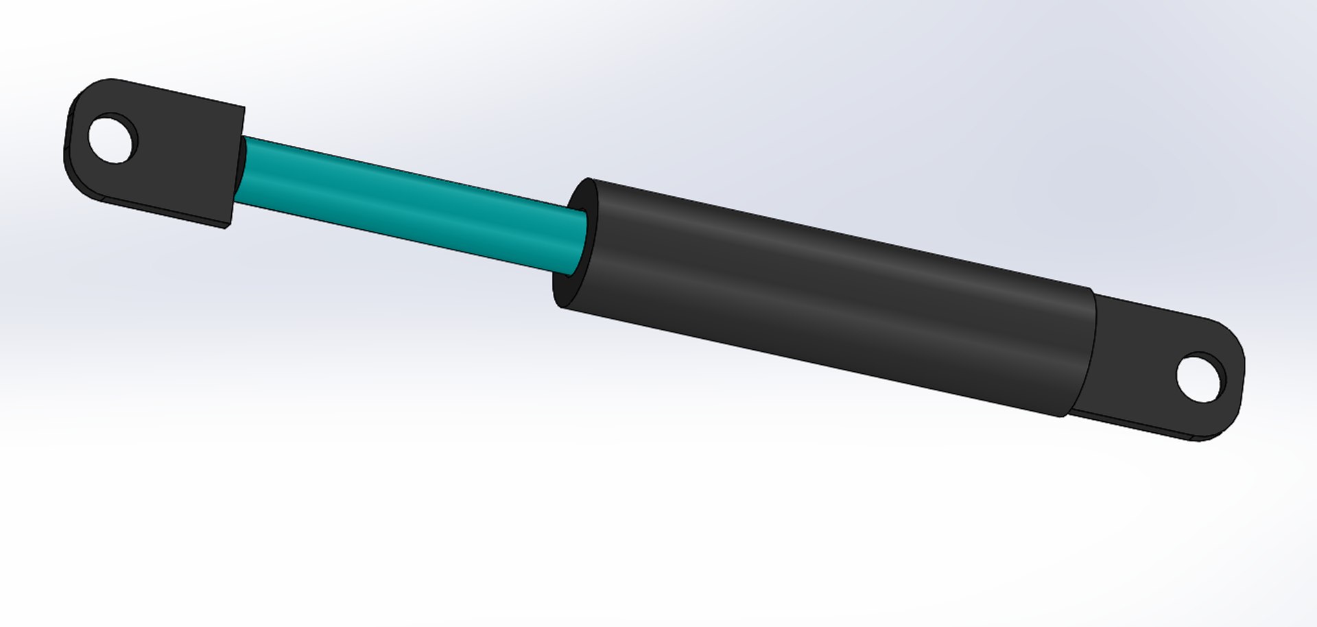 3D Gas Spring Model - TurboSquid 1347620