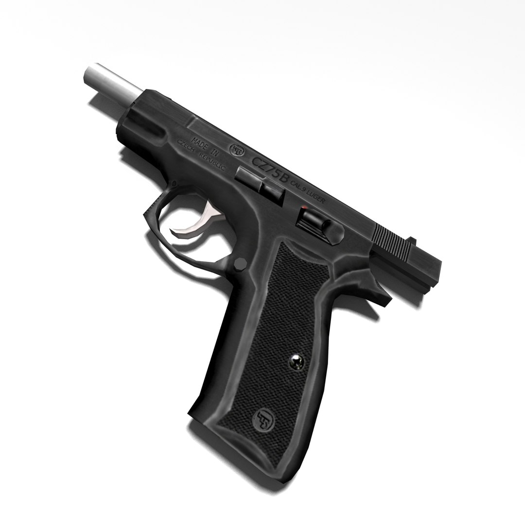 Gun Cz-75 3d Model